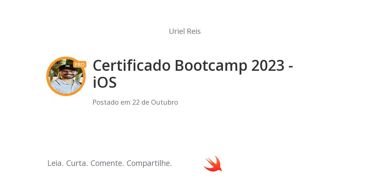Certificado Bootcamp 2023 - iOS
