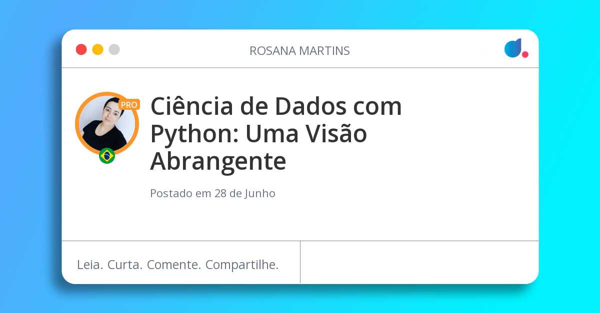 Ciência de Dados com Python: Uma Visão Abrangente