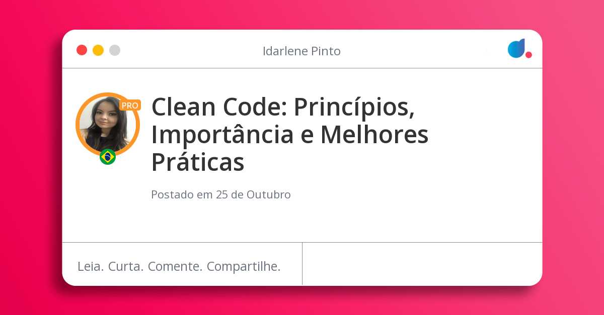 Clean Code: A arte de não enlouquecer programando 😎