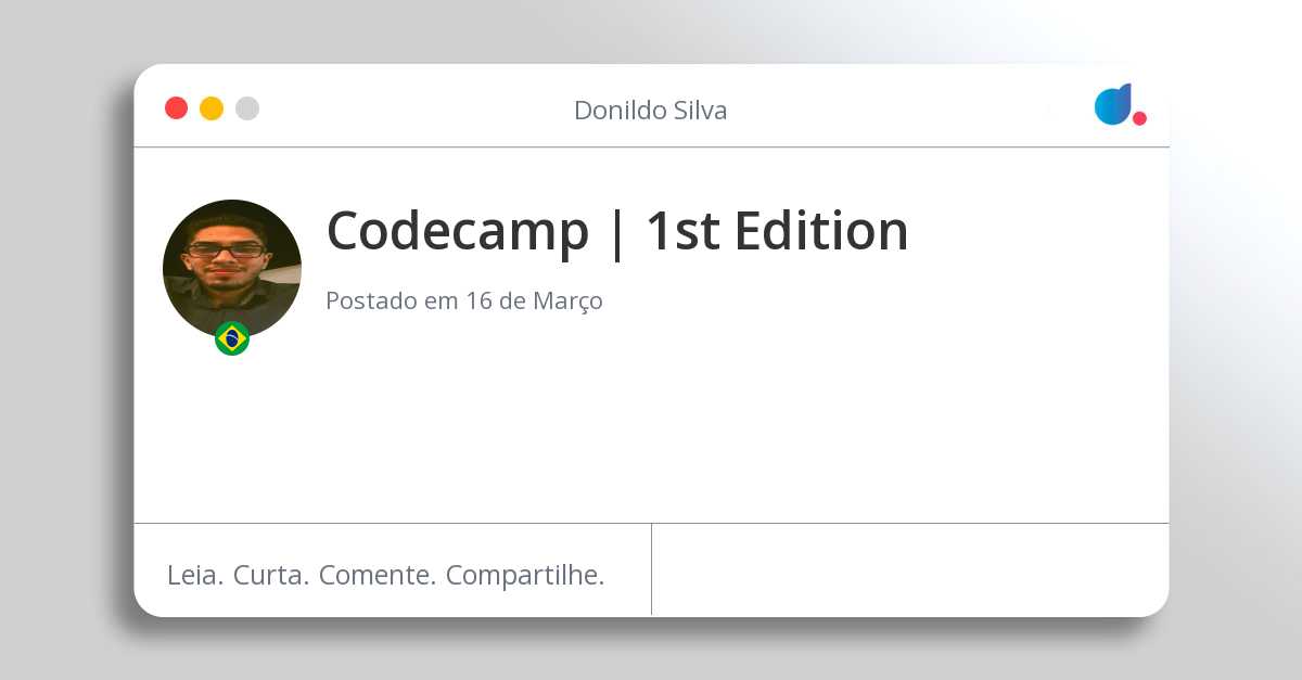 Codecamp | 1st Edition