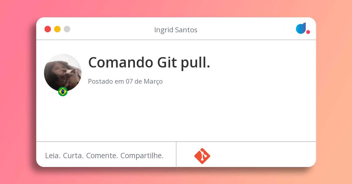 Comando Git pull.