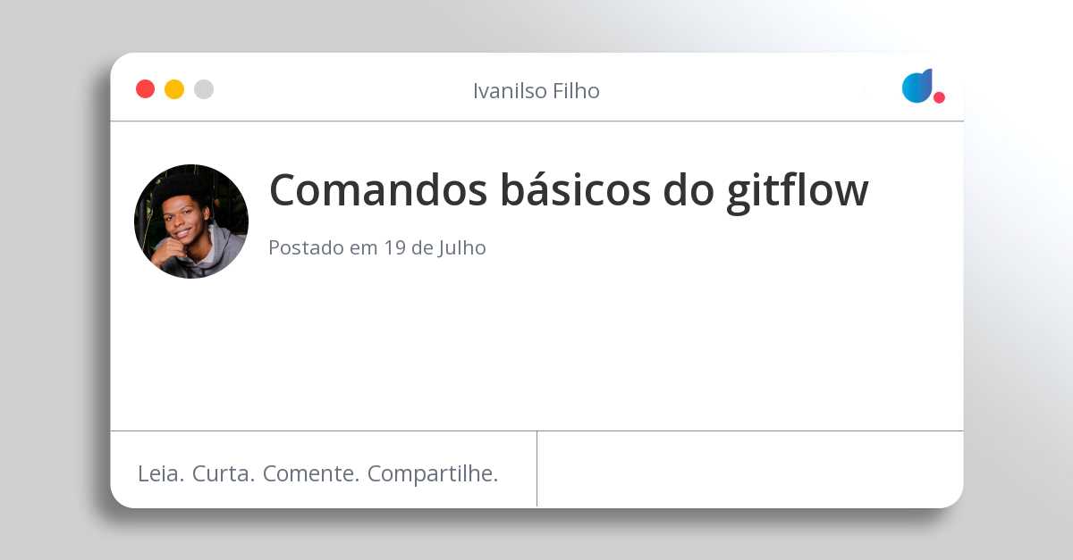 Comandos básicos do gitflow