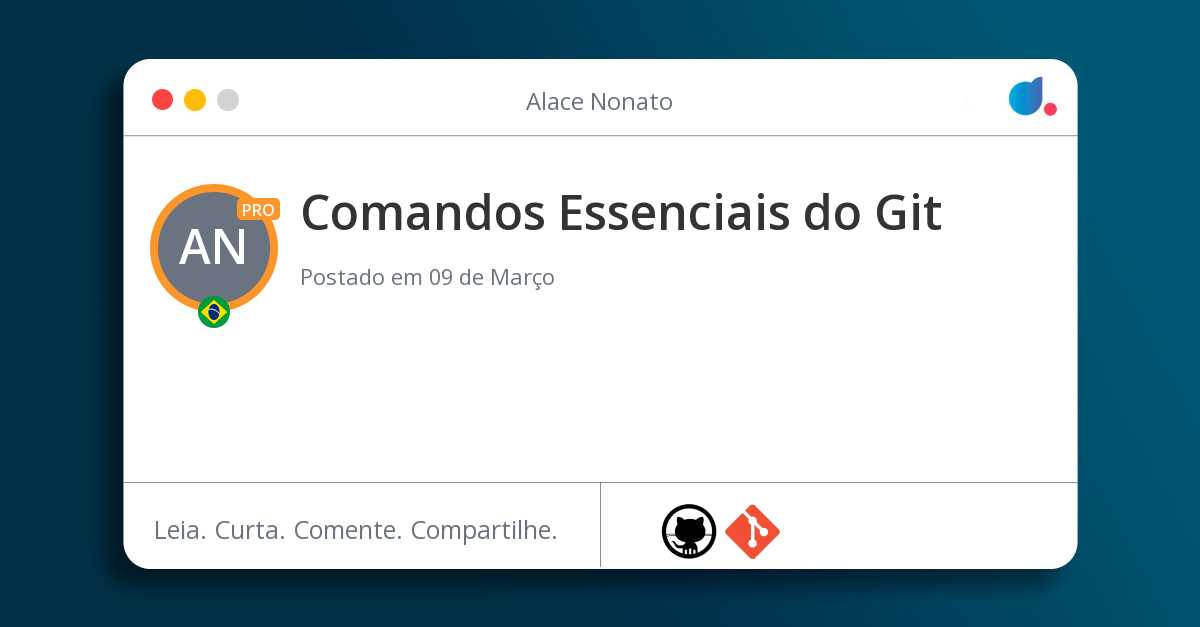 Comandos Essenciais do Git