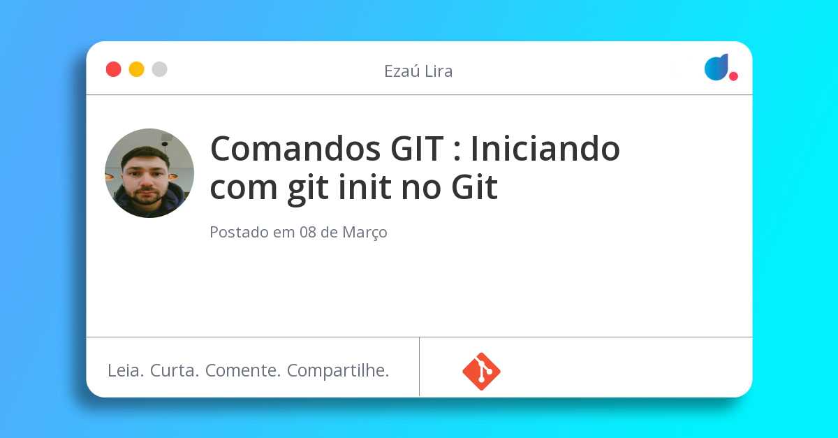 Comandos GIT : Iniciando com git init no Git