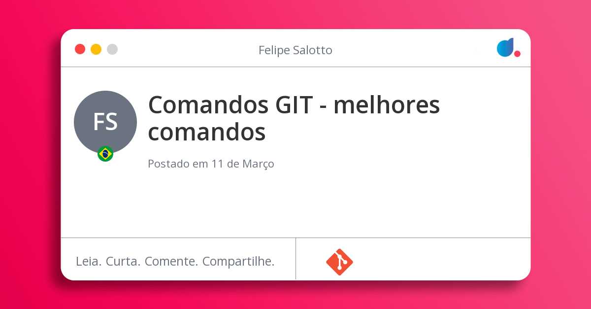 Comandos GIT - melhores comandos