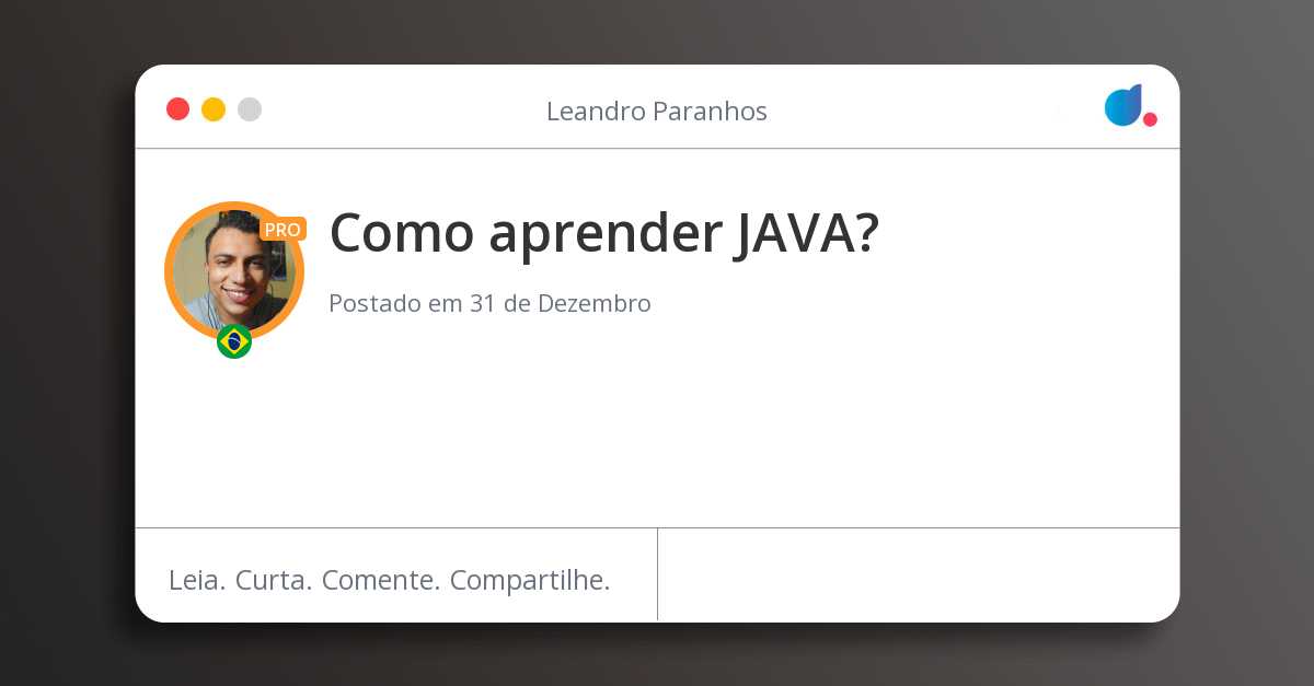 Como aprender JAVA?