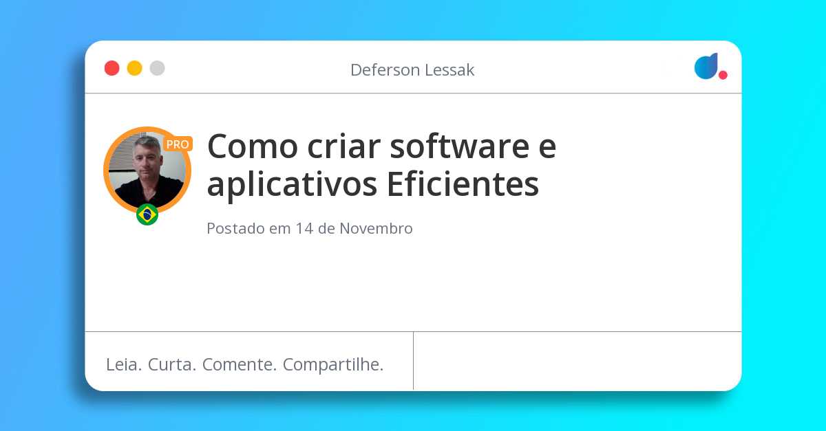 Como criar softwares e aplicativos Eficientes