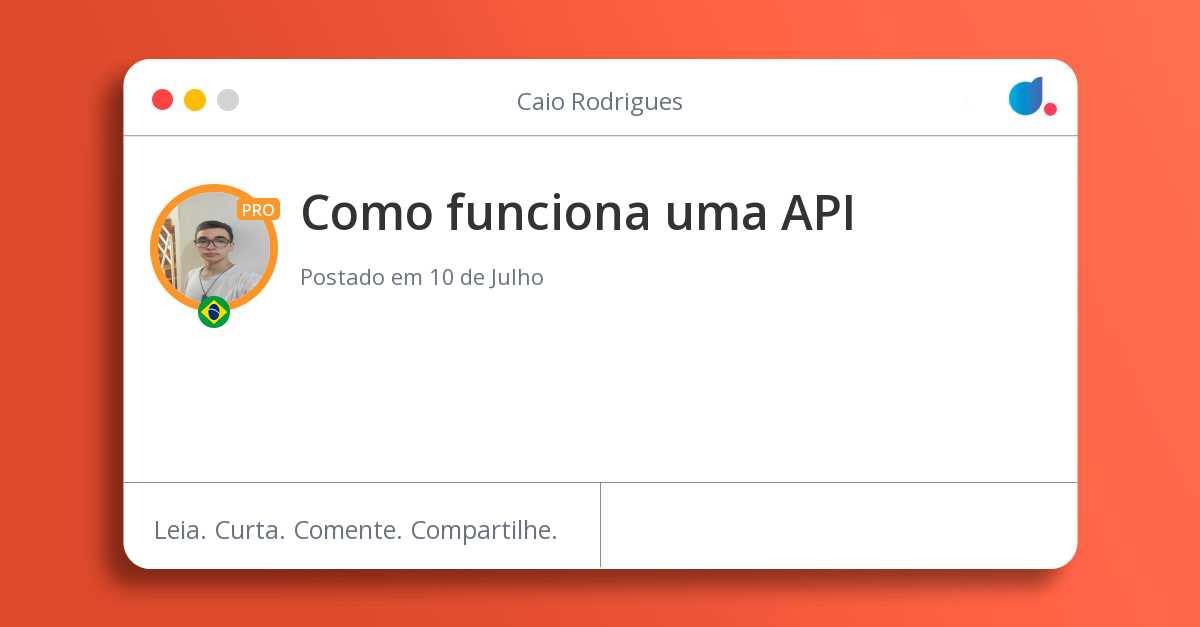 Como funciona uma API