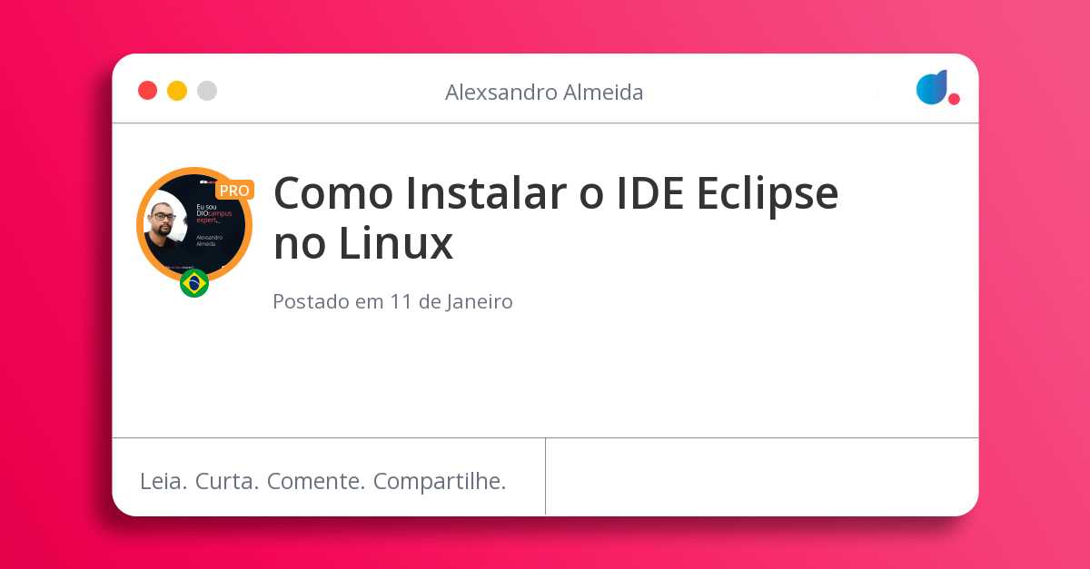 Como Instalar o IDE Eclipse no Linux