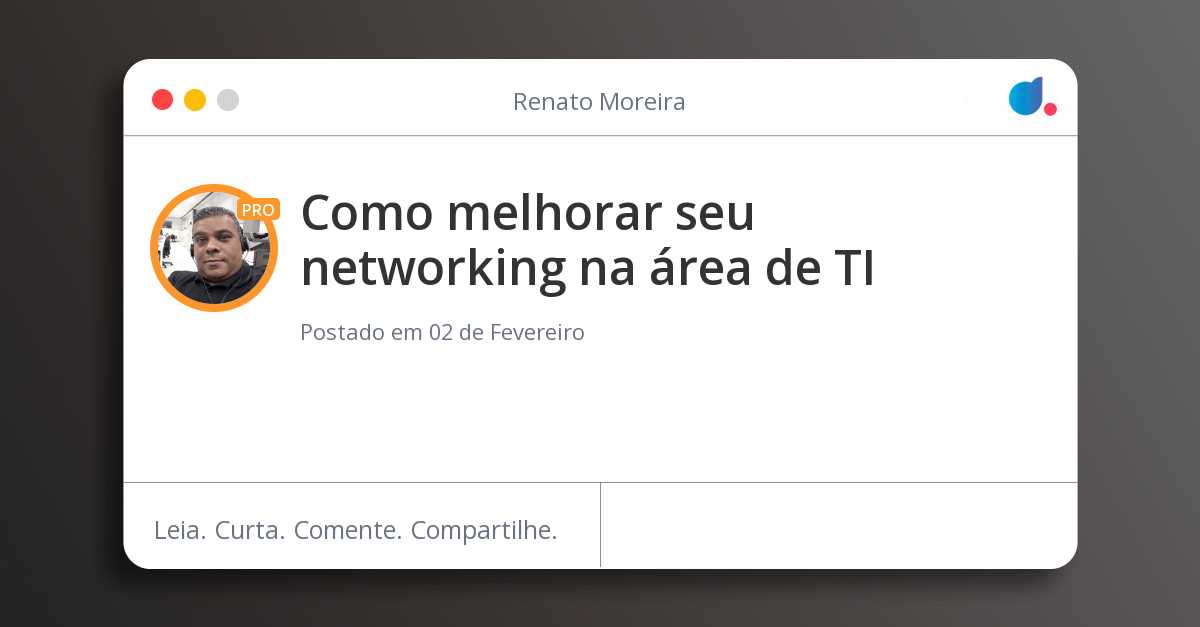 Como melhorar seu networking na área de TI