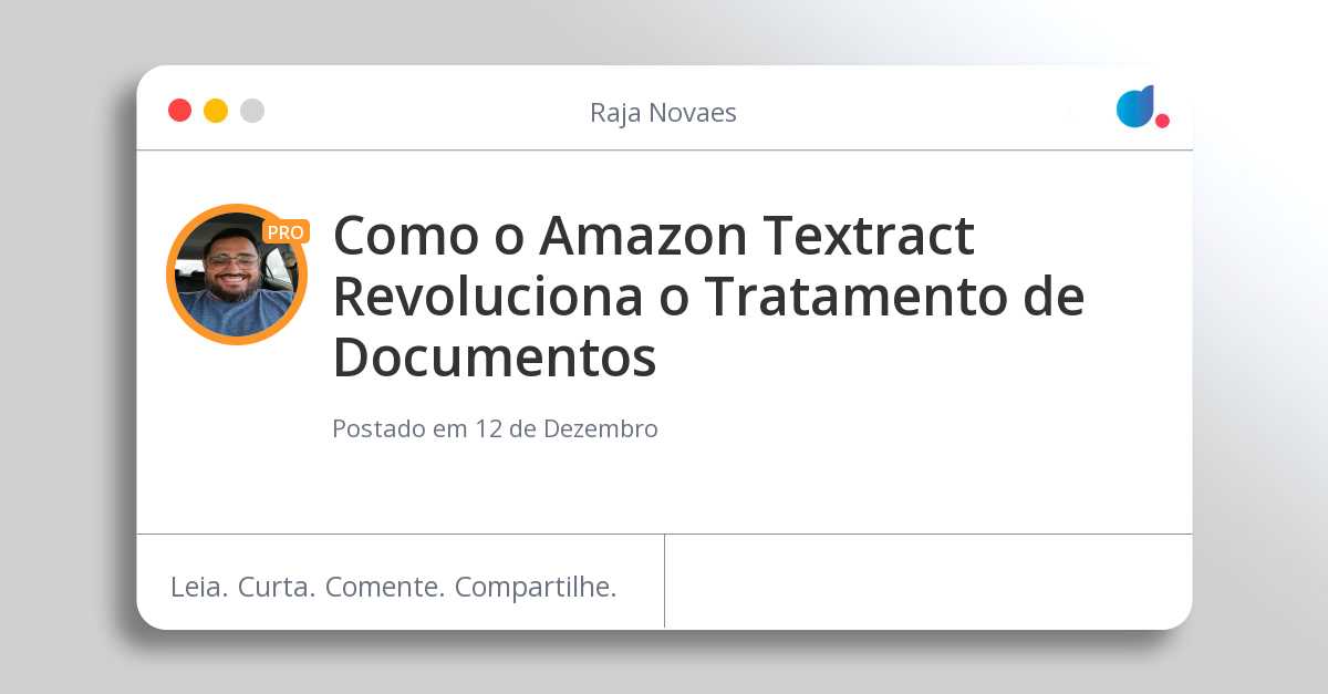 Como o Amazon Textract Revoluciona o Tratamento de Documentos