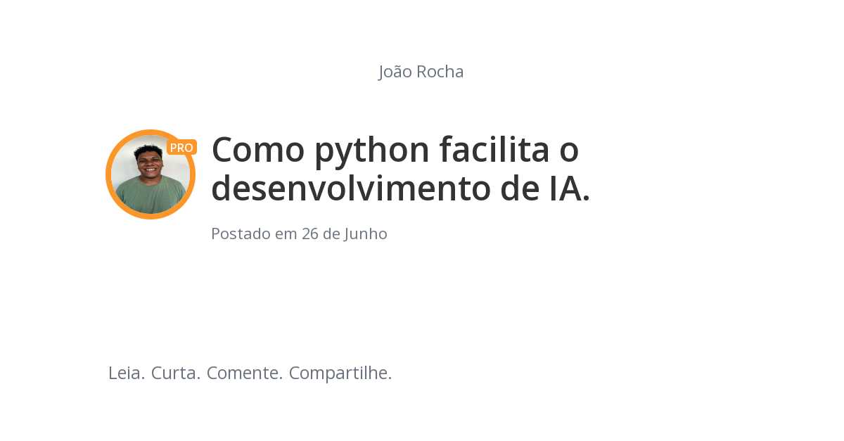 Como python facilita o desenvolvimento de IA.