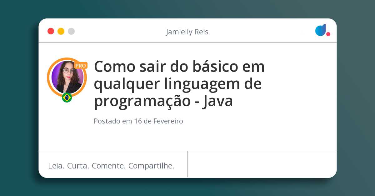 Ideias Para Sair Do Básico Em Programação