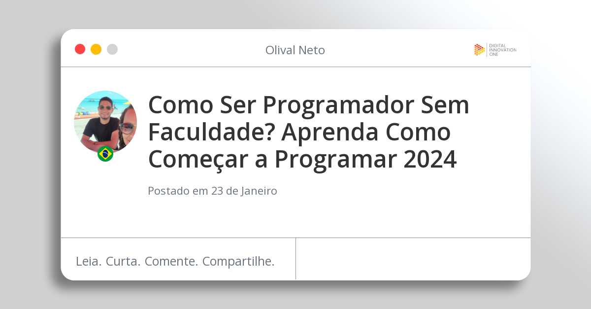 Como Ser Programador Sem Faculdade? Aprenda Como Começar a Programar 2024