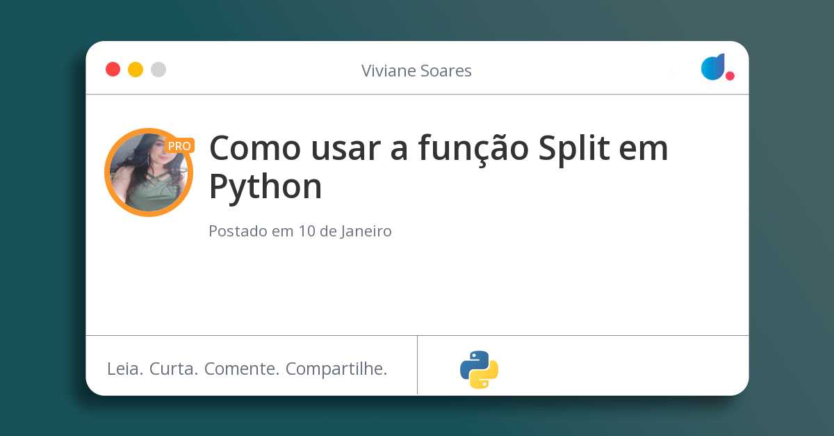 Como Usar A Função Split Em Python