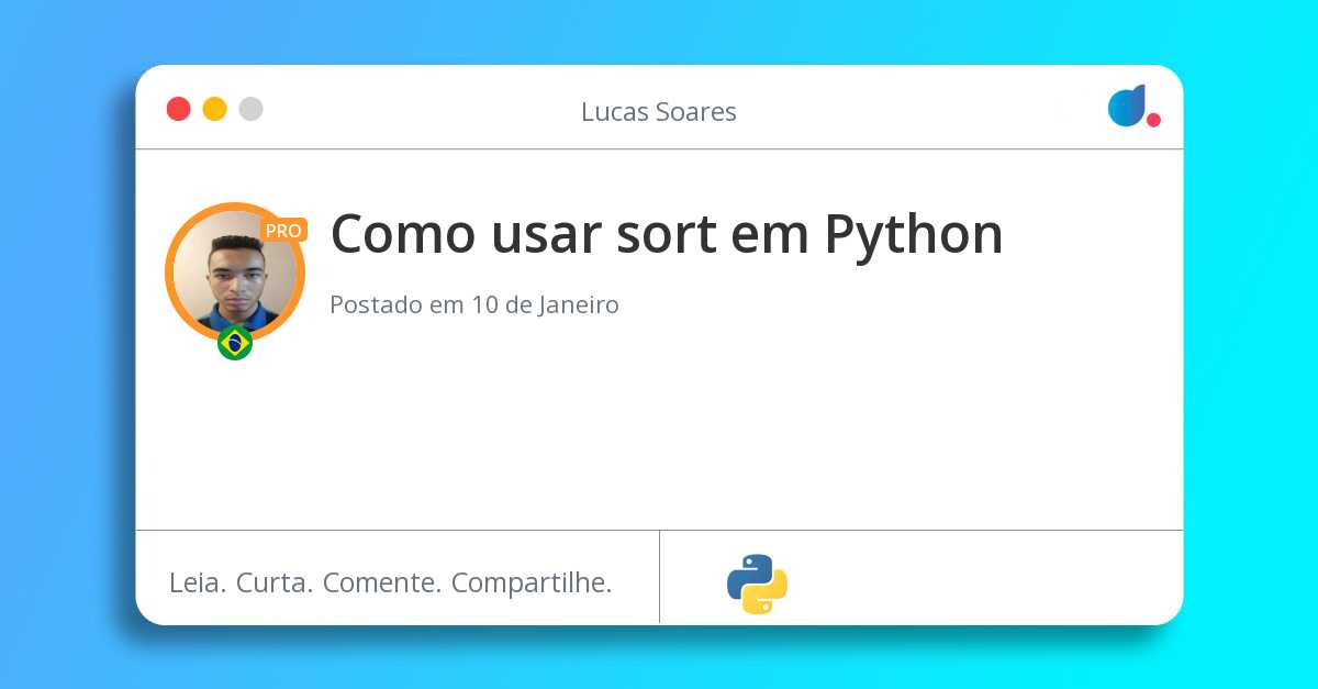 Como Usar Sort Em Python 8578