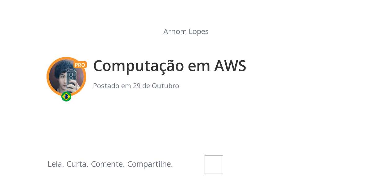 Computação em AWS