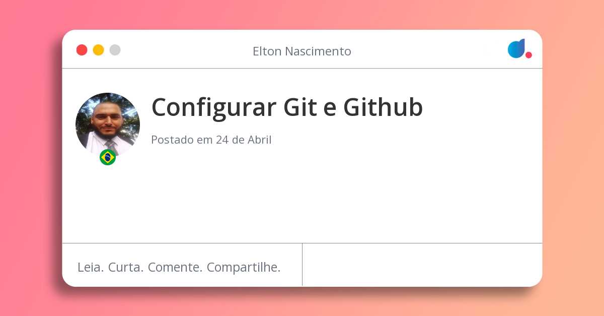 Configurar Git E Github