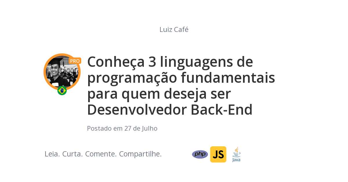 Conheça 3 linguagens de programação fundamentais para quem deseja ser ...