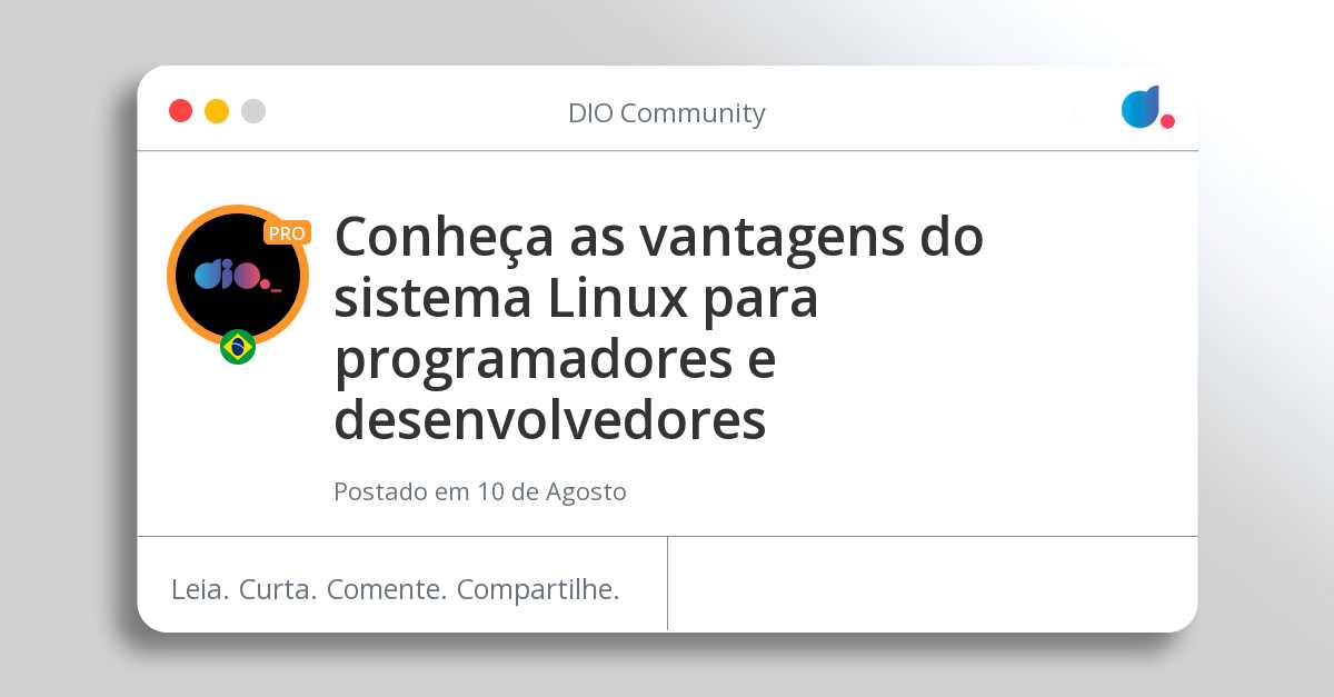Conheça as vantagens do sistema Linux para programadores e desenvolvedores