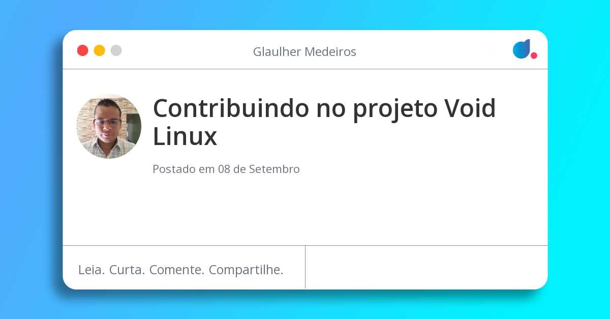 Contribuindo no projeto Void Linux