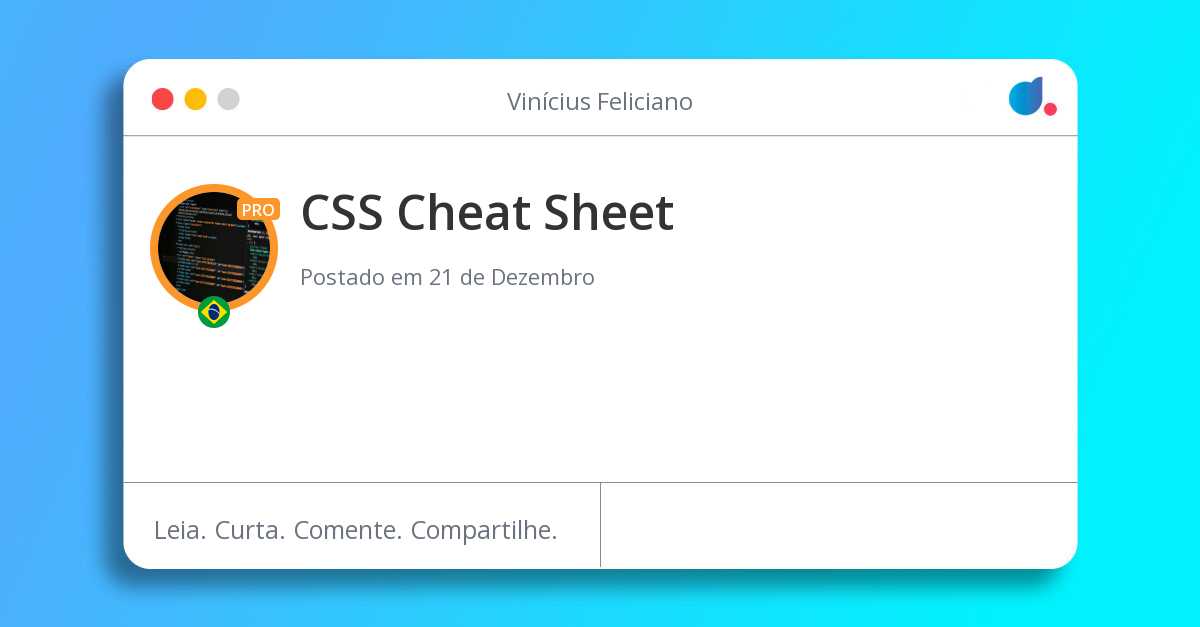 CSS Cheat Sheet