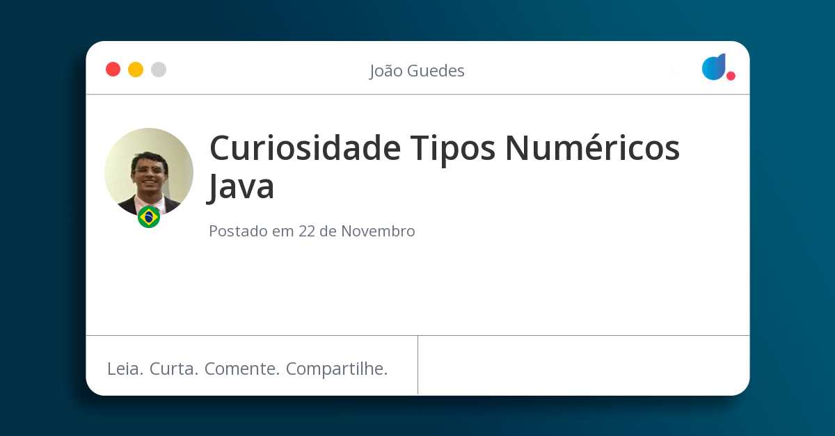 Curiosidades Tipos Numéricos Java ⭐