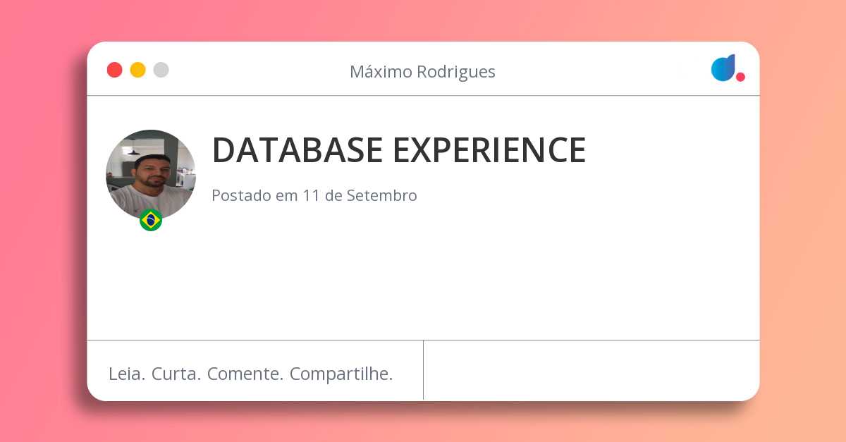 DATABASE EXPERIENCE