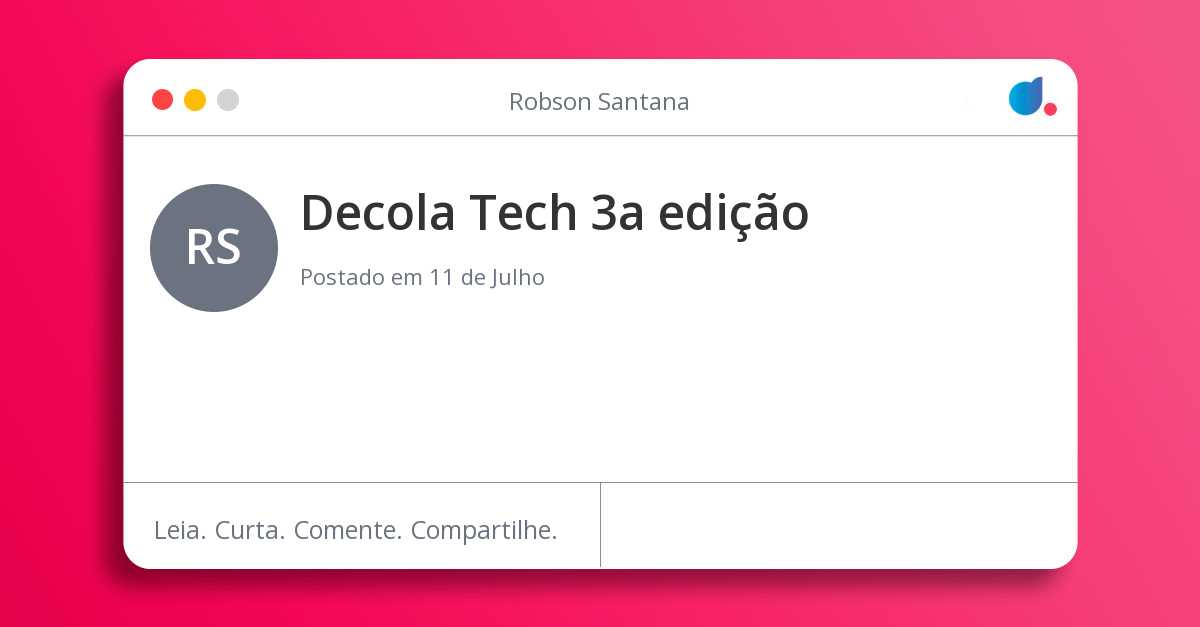 Decola Tech 3a edição