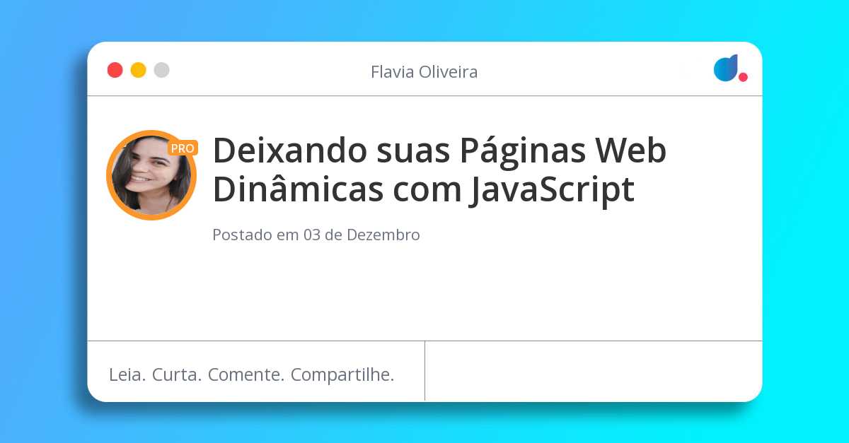 Deixando suas Páginas Web Dinâmicas com JavaScript