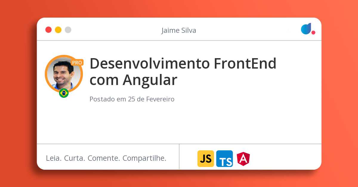 Desenvolvimento FrontEnd com Angular