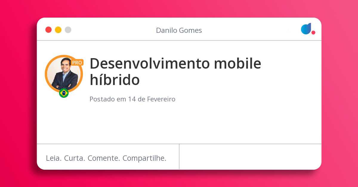 Desenvolvimento mobile híbrido