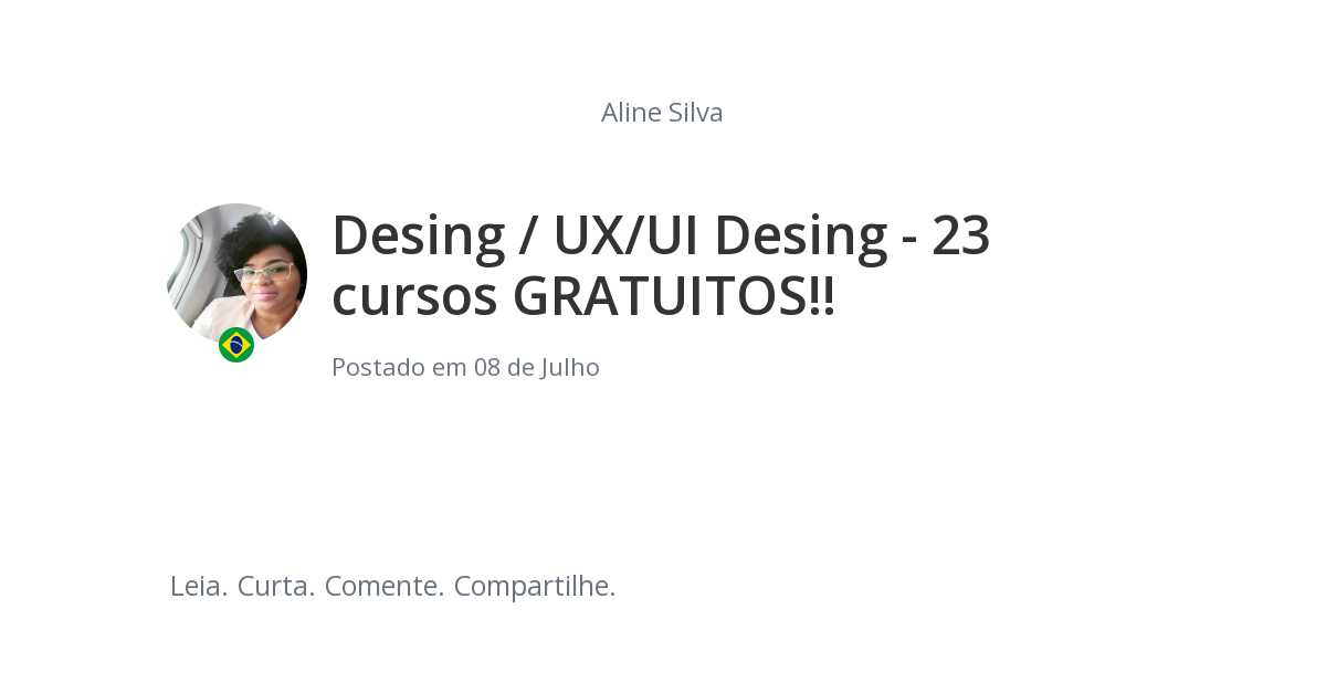 Desing / UX/UI Desing - 23 cursos GRATUITOS!!