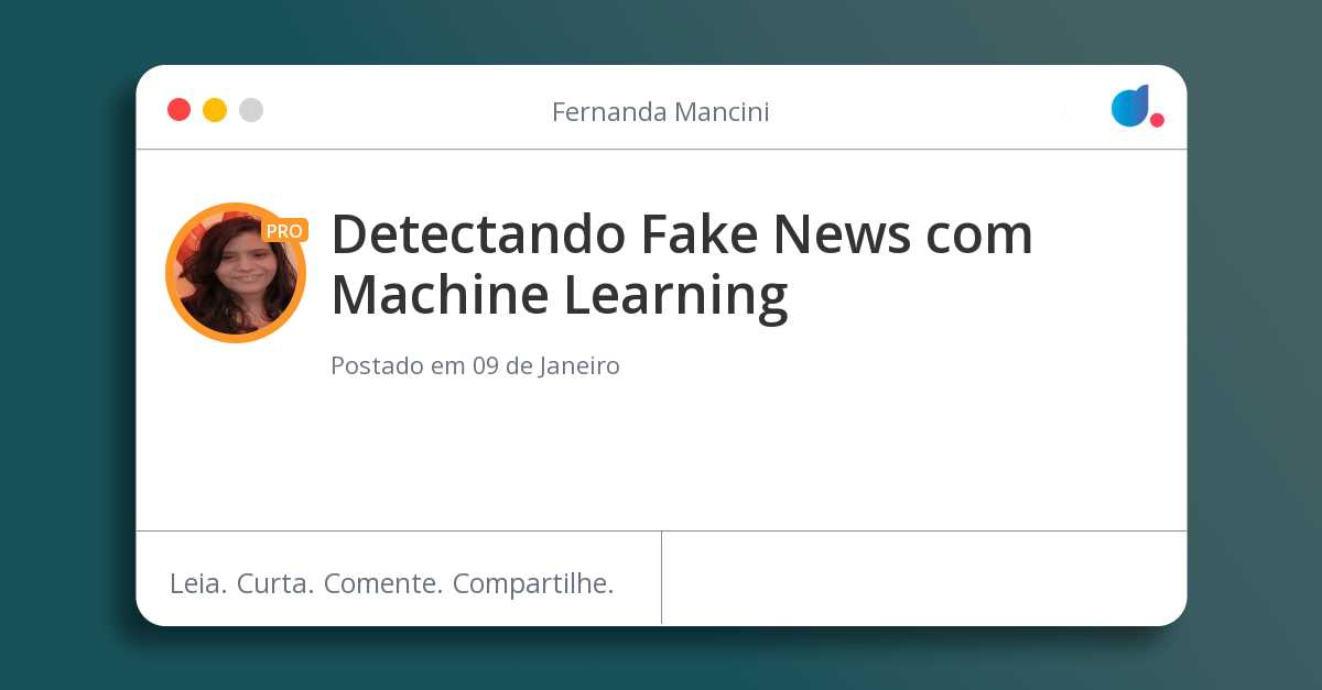 Detectando Fake News com Machine Learning