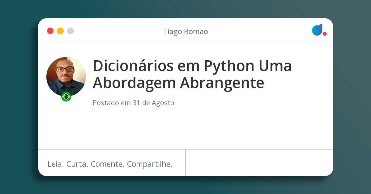 Dicionários em Python Uma Abordagem Abrangente