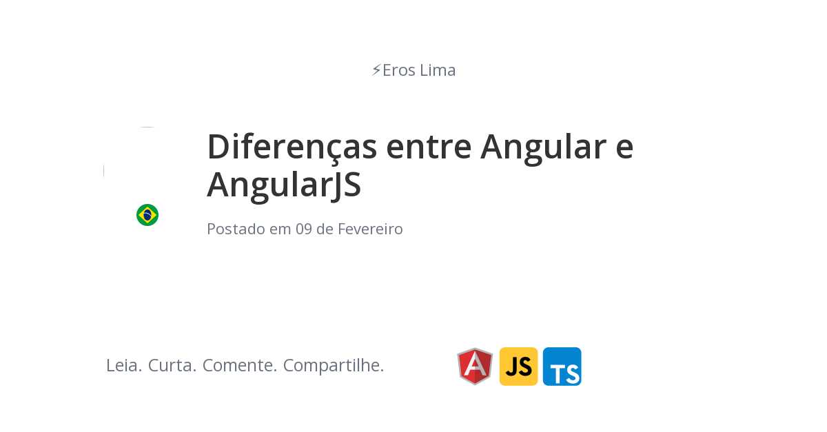 Diferenças entre Angular e AngularJS
