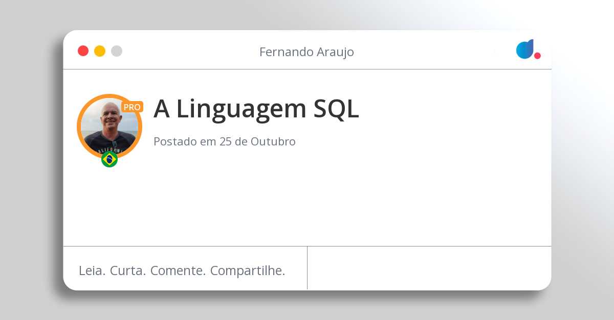A Linguagem SQL