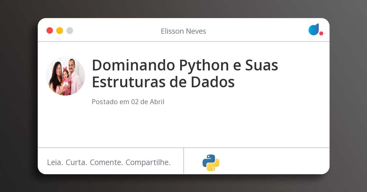 Dominando Python e Suas Estruturas de Dados