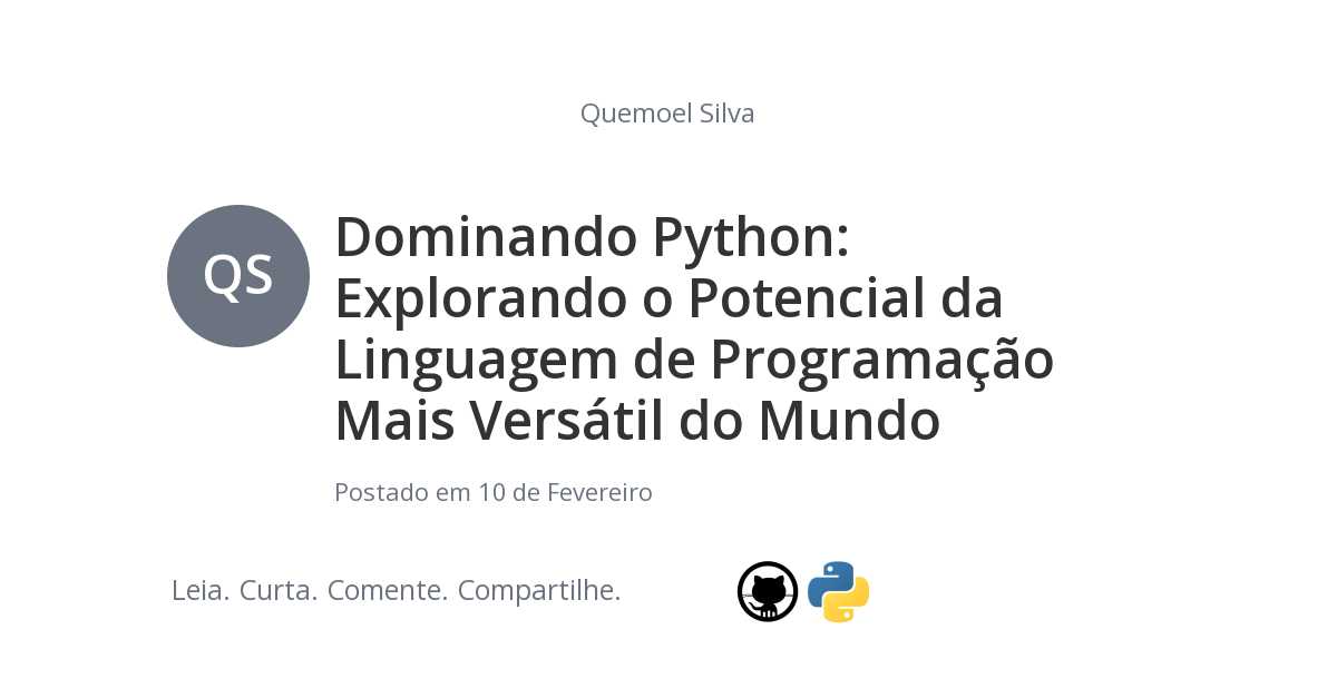 Dominando Python: Explorando o Potencial da Linguagem de Programação ...