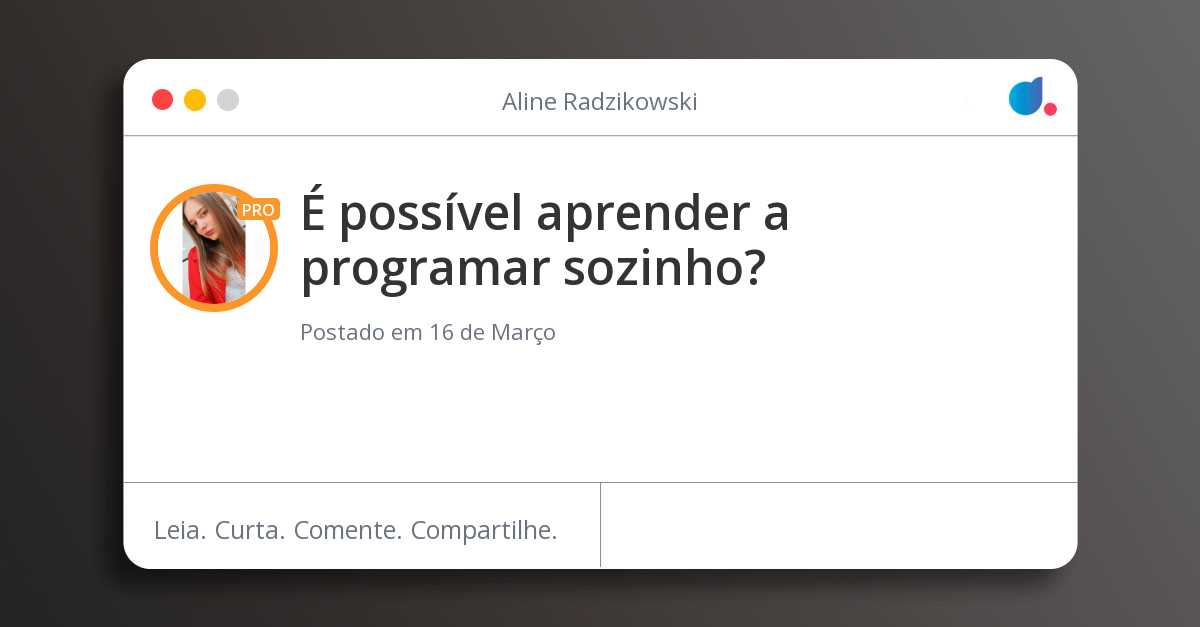 É possível aprender a programar sozinho?