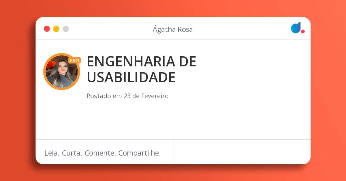 ENGENHARIA DE USABILIDADE