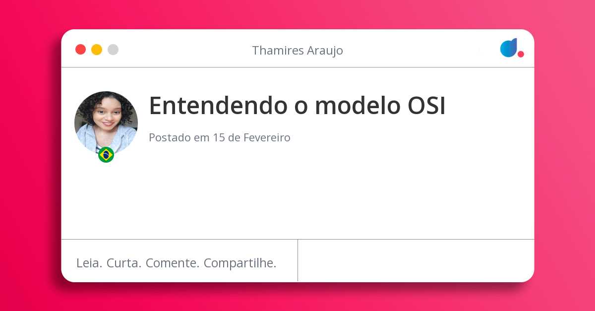 Entendendo o modelo OSI