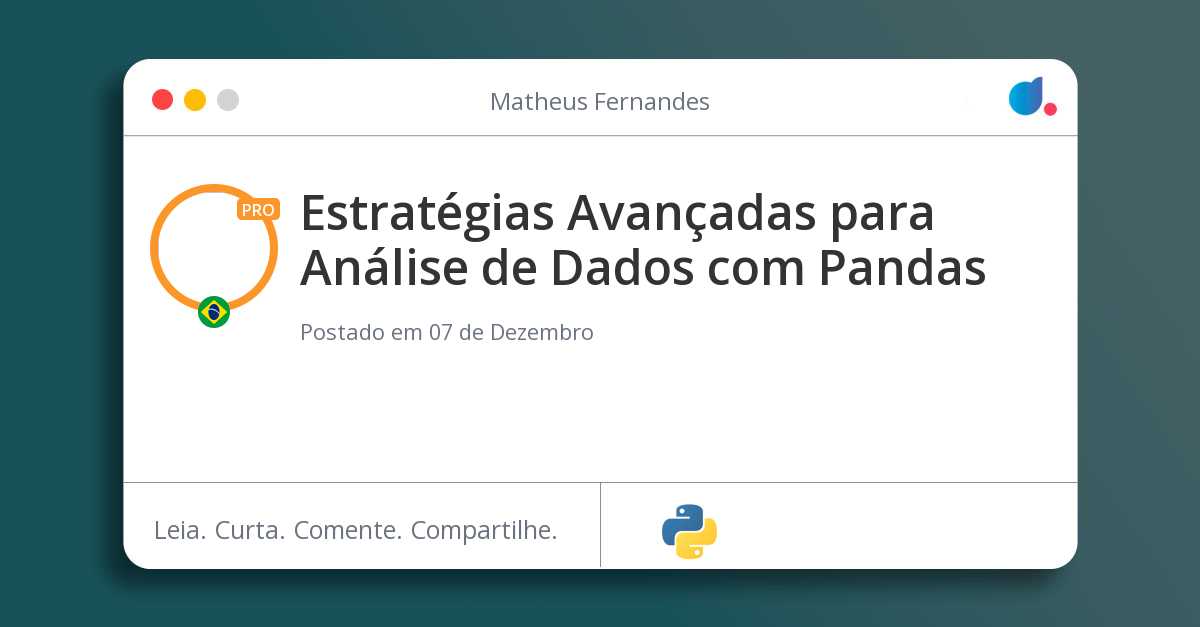 Estratégias Avançadas para Análise de Dados com Pandas