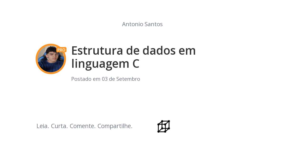 Estrutura de dados em linguagem C