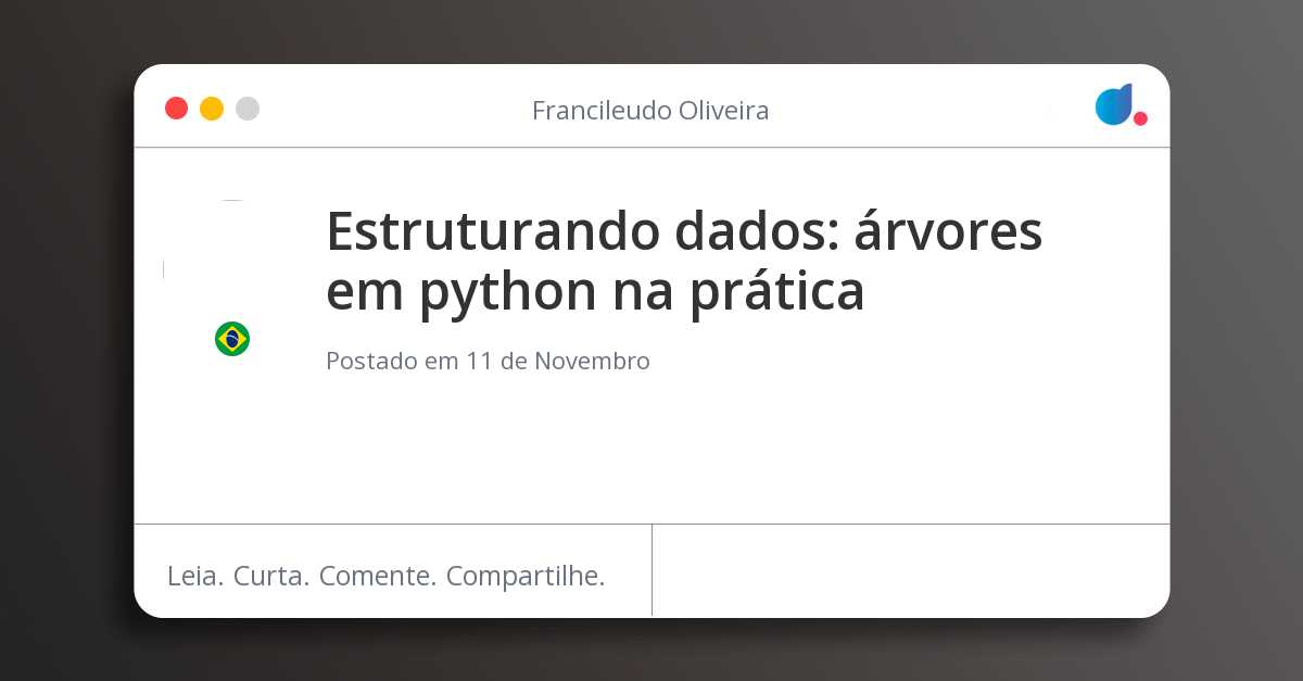 Estruturando dados: árvores em python na prática