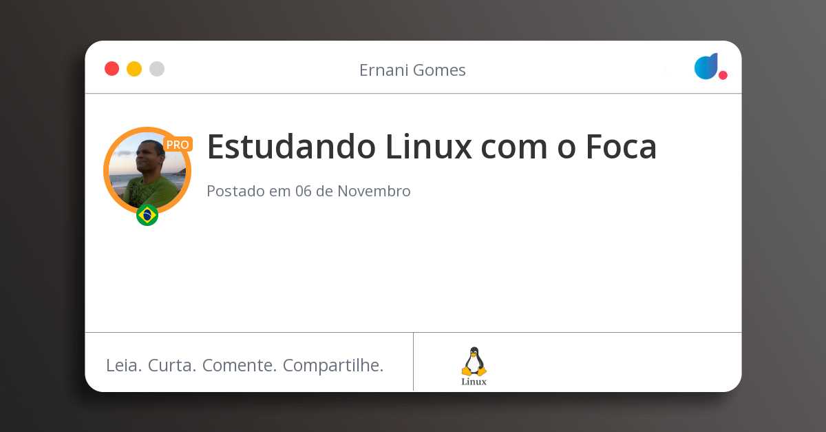 Estudando Linux com o Foca