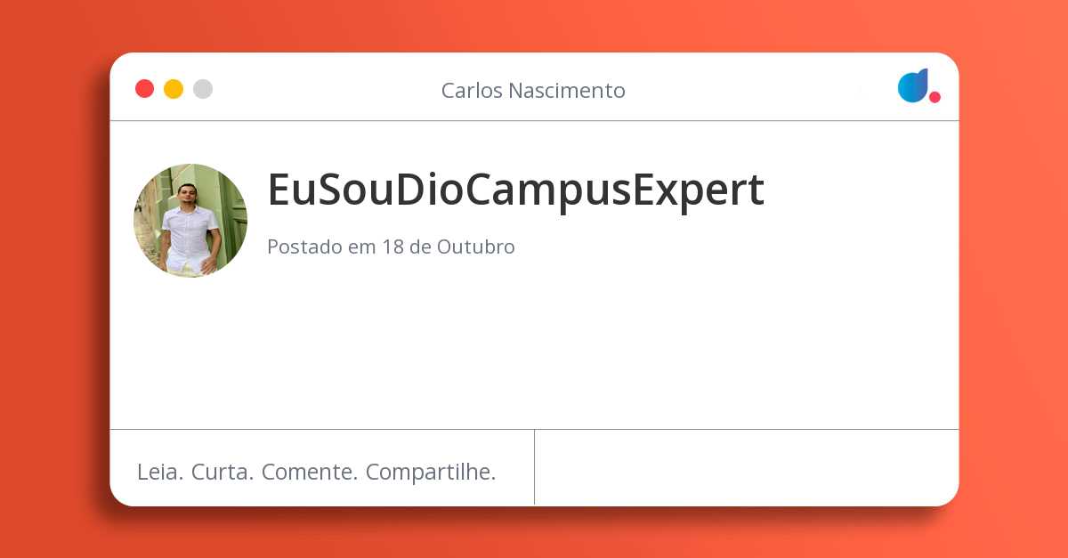 EuSouDioCampusExpert 🚀