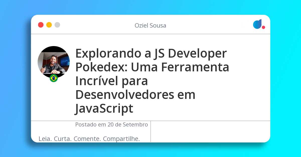 Explorando a JS Developer Pokedex: Uma Ferramenta Incrível para Desenvolvedores em JavaScript