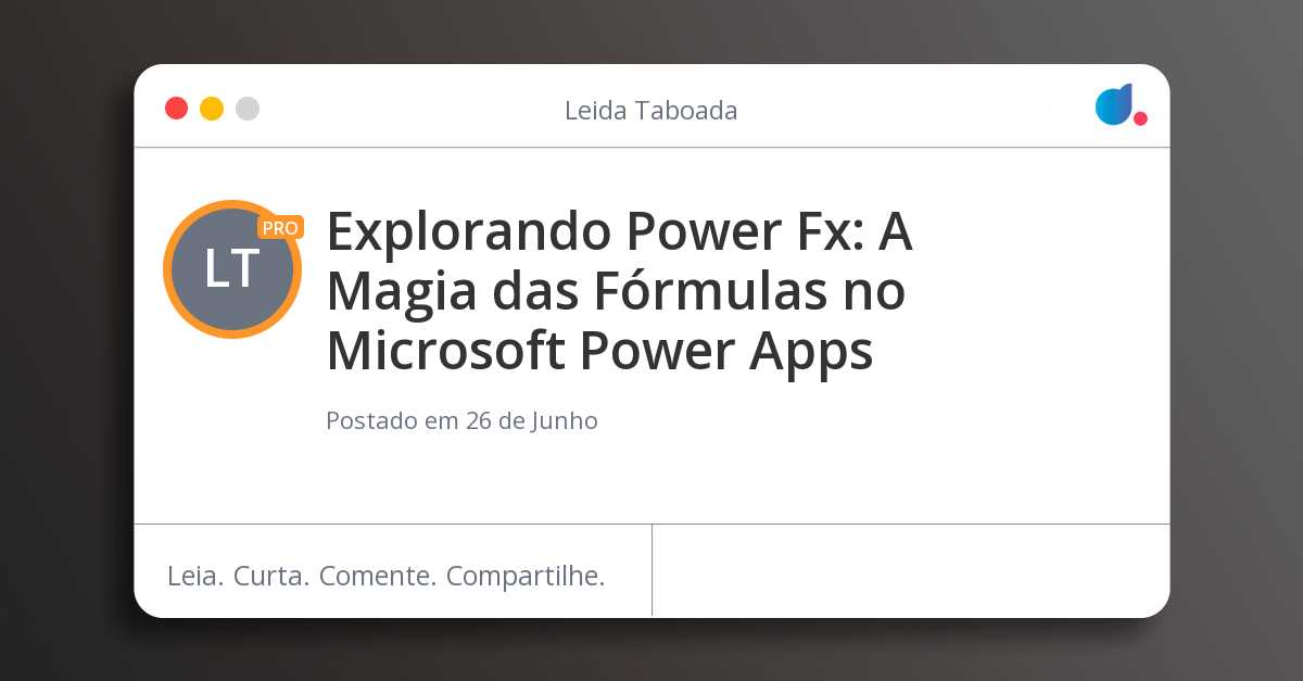 A Magia das Fórmulas no Microsoft Power Apps
