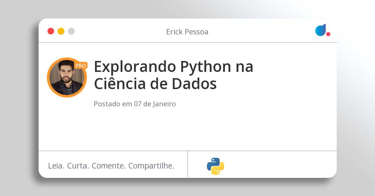 Explorando Python na Ciência de Dados
